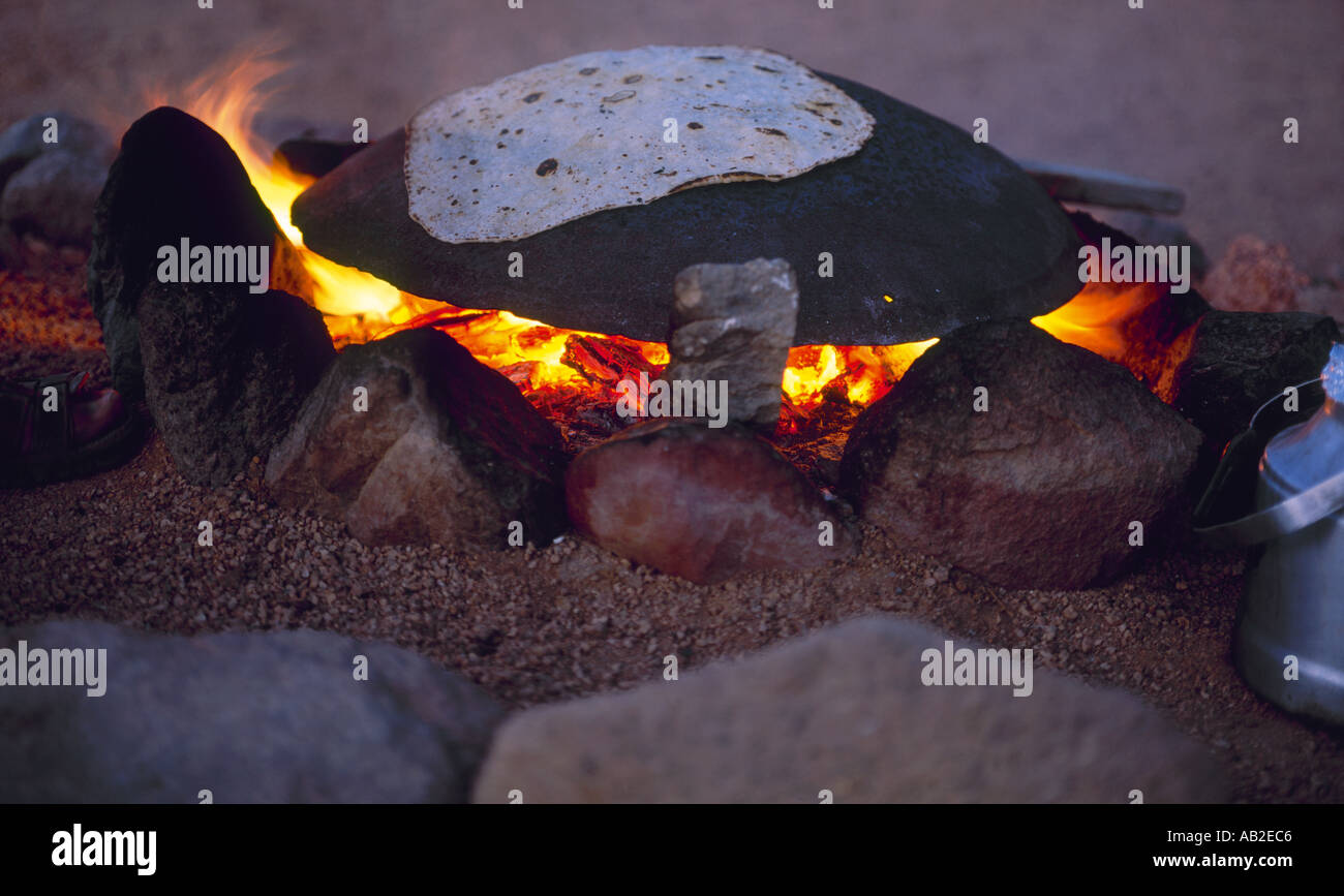 Bread to prepare on open fire Stock Photo - Alamy