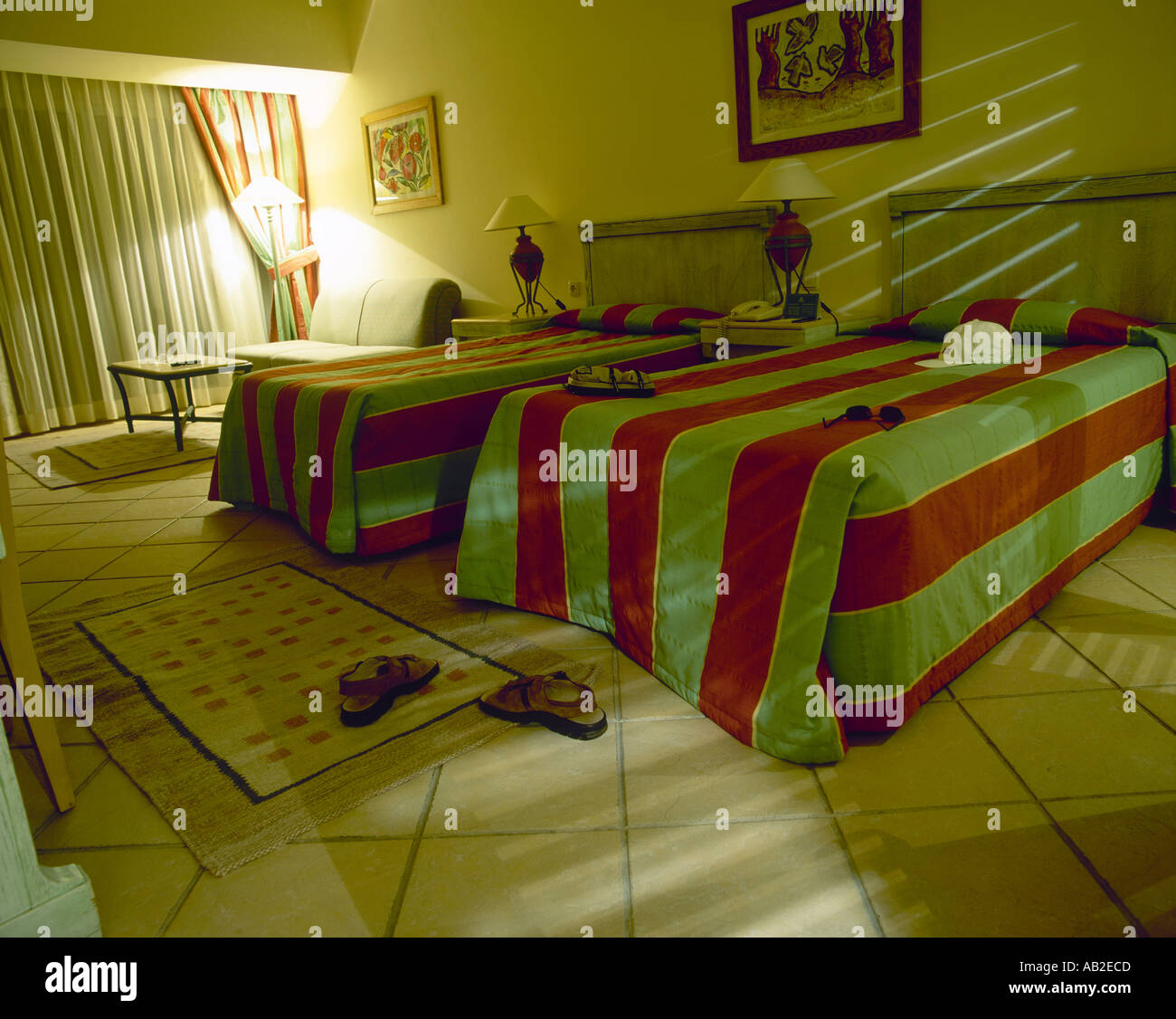 Sleeping room interior Stock Photo - Alamy