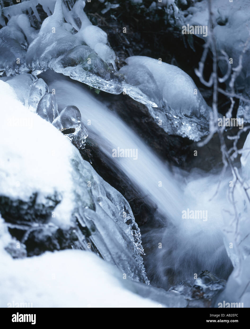 Snow and ice Stock Photo - Alamy