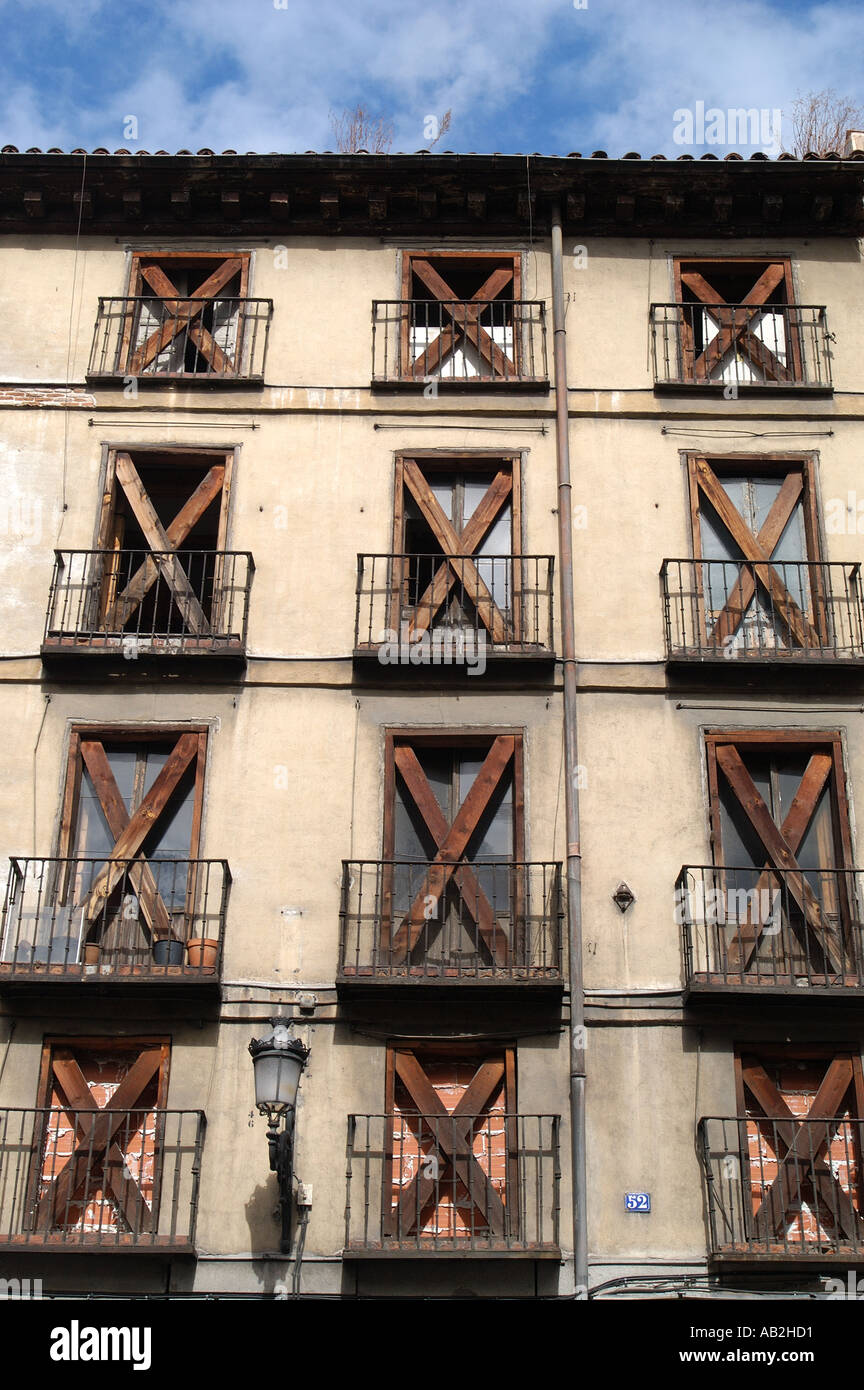 Old architecture Madrid Spain Stock Photo - Alamy