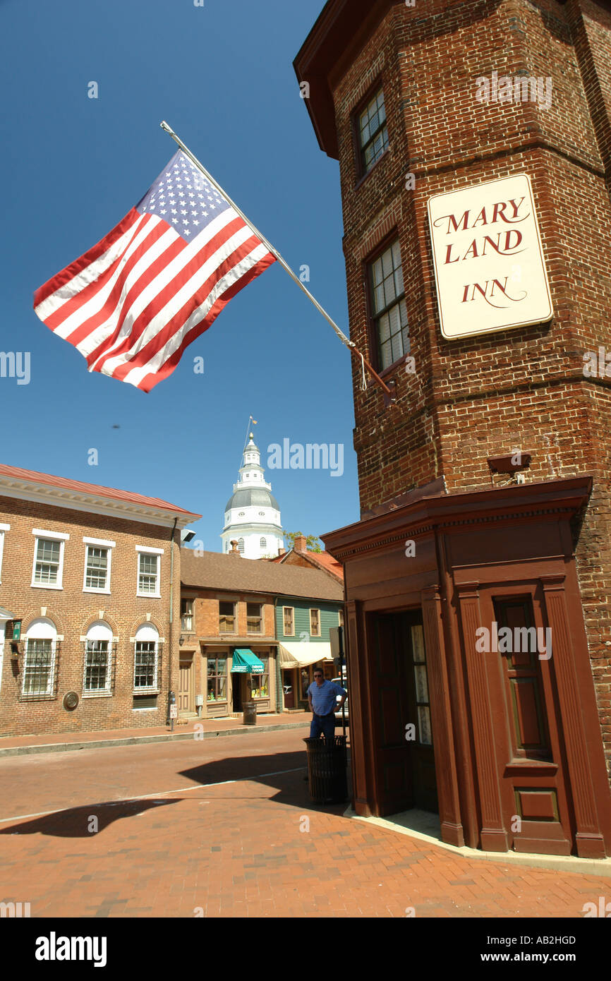 Annapolis city flag hi-res stock photography and images - Alamy