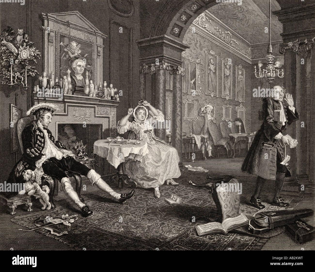 English breakfast scene history hi-res stock photography and images - Alamy