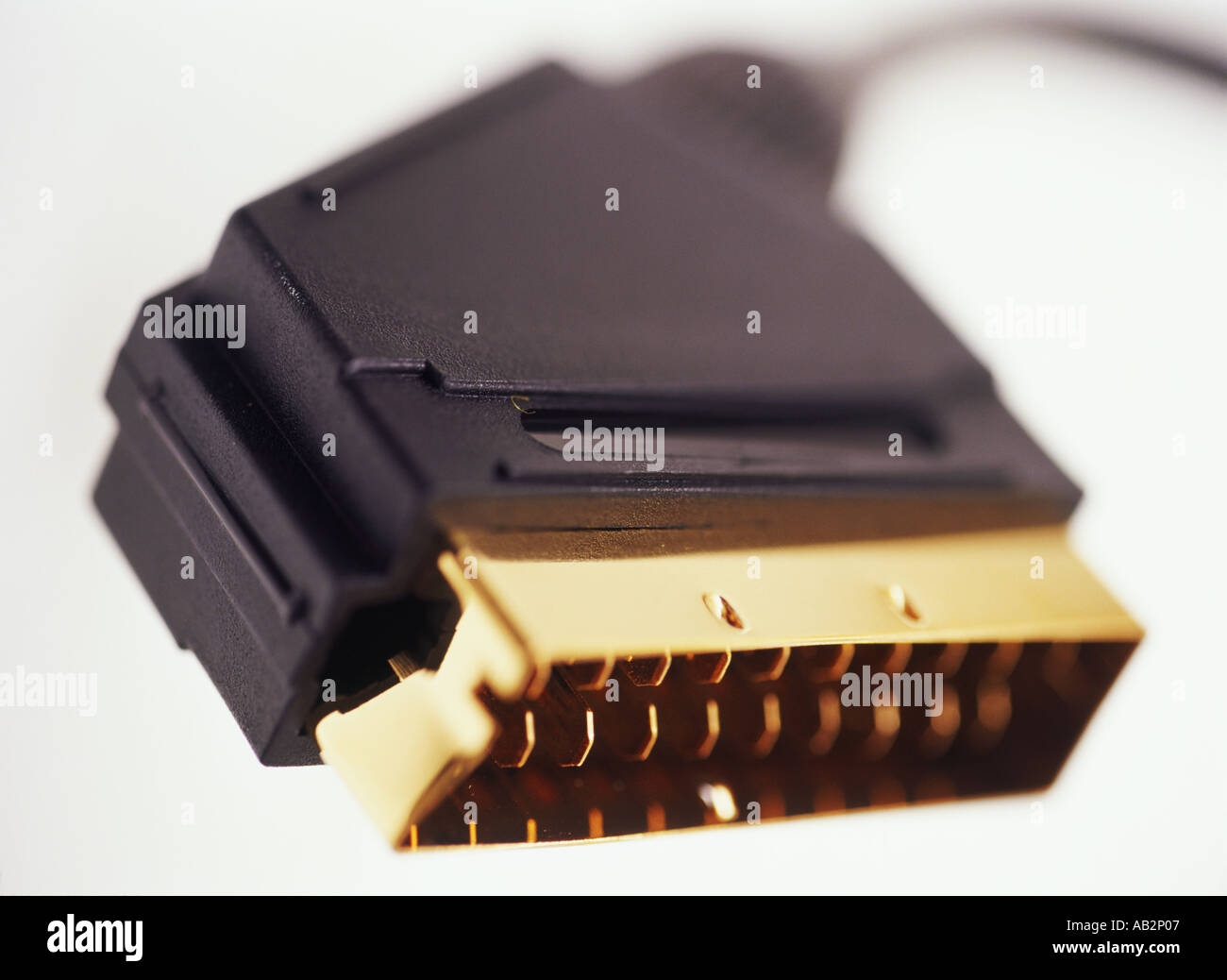 A computer plug side view Stock Photo - Alamy