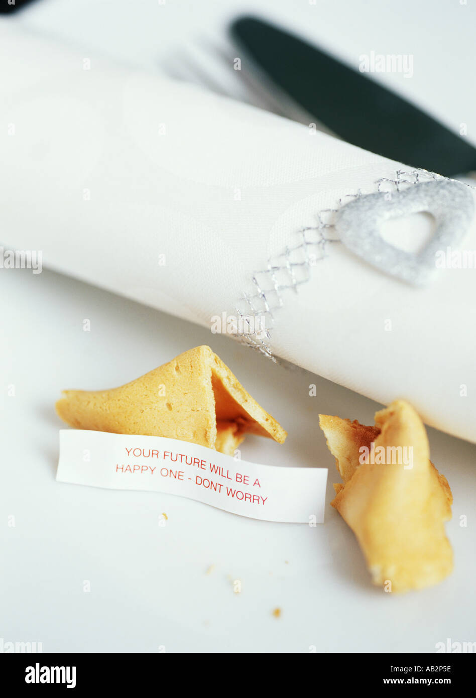 Silver fortune cookie hi-res stock photography and images - Alamy