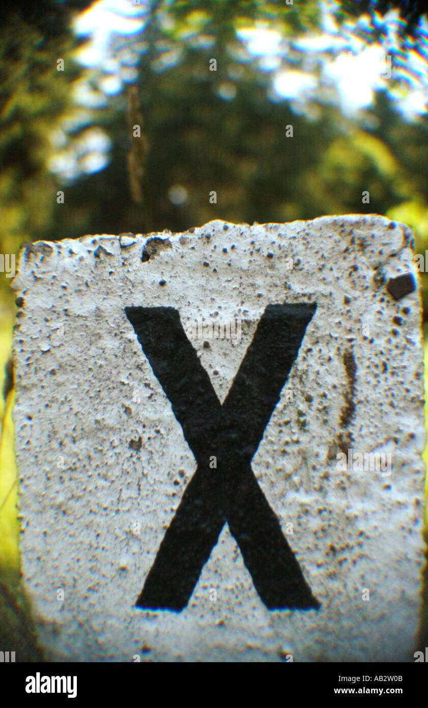 The x spot hi-res stock photography and images - Alamy