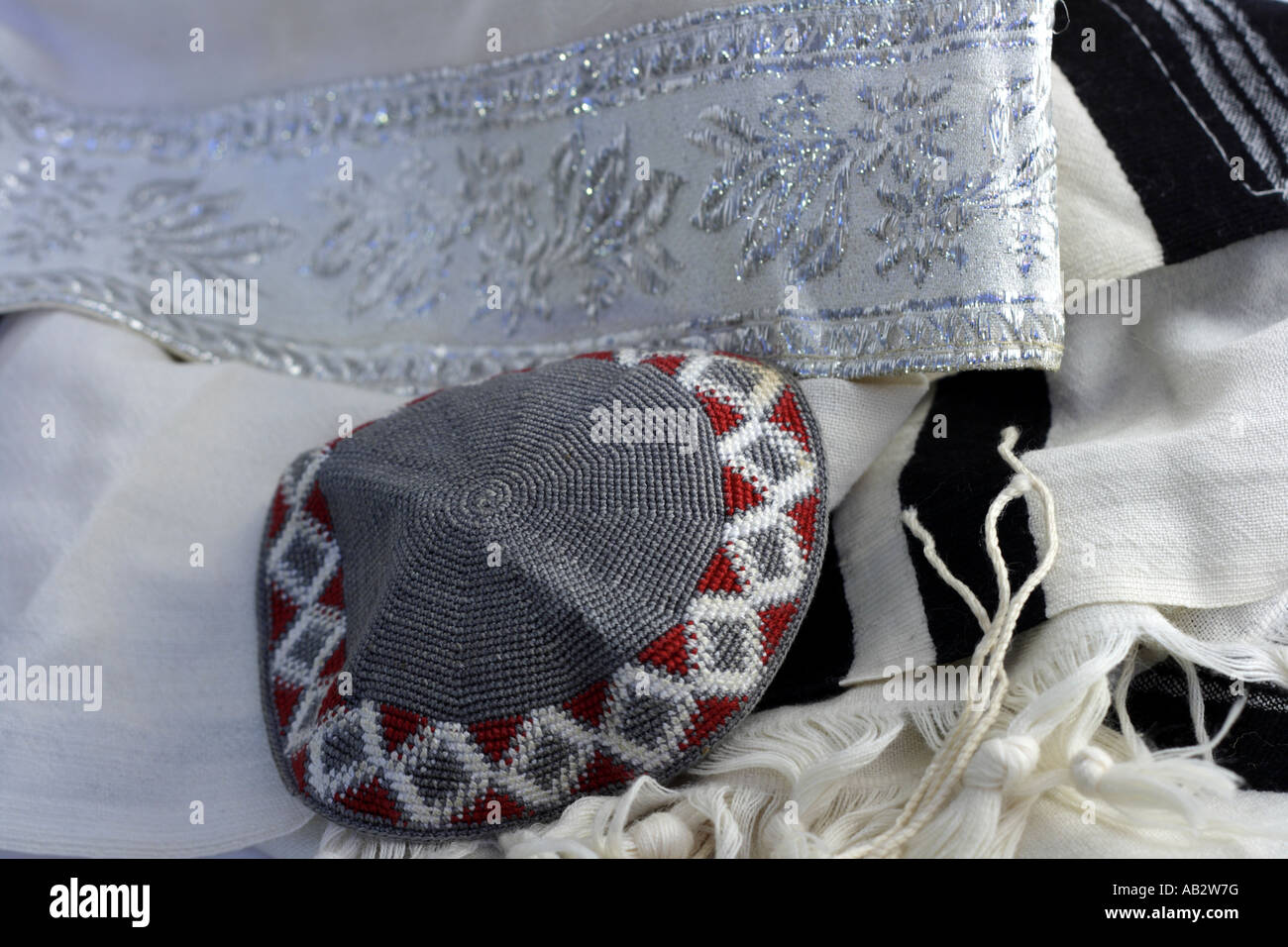 Judaism and religious items for the Sabbath Stock Photo - Alamy