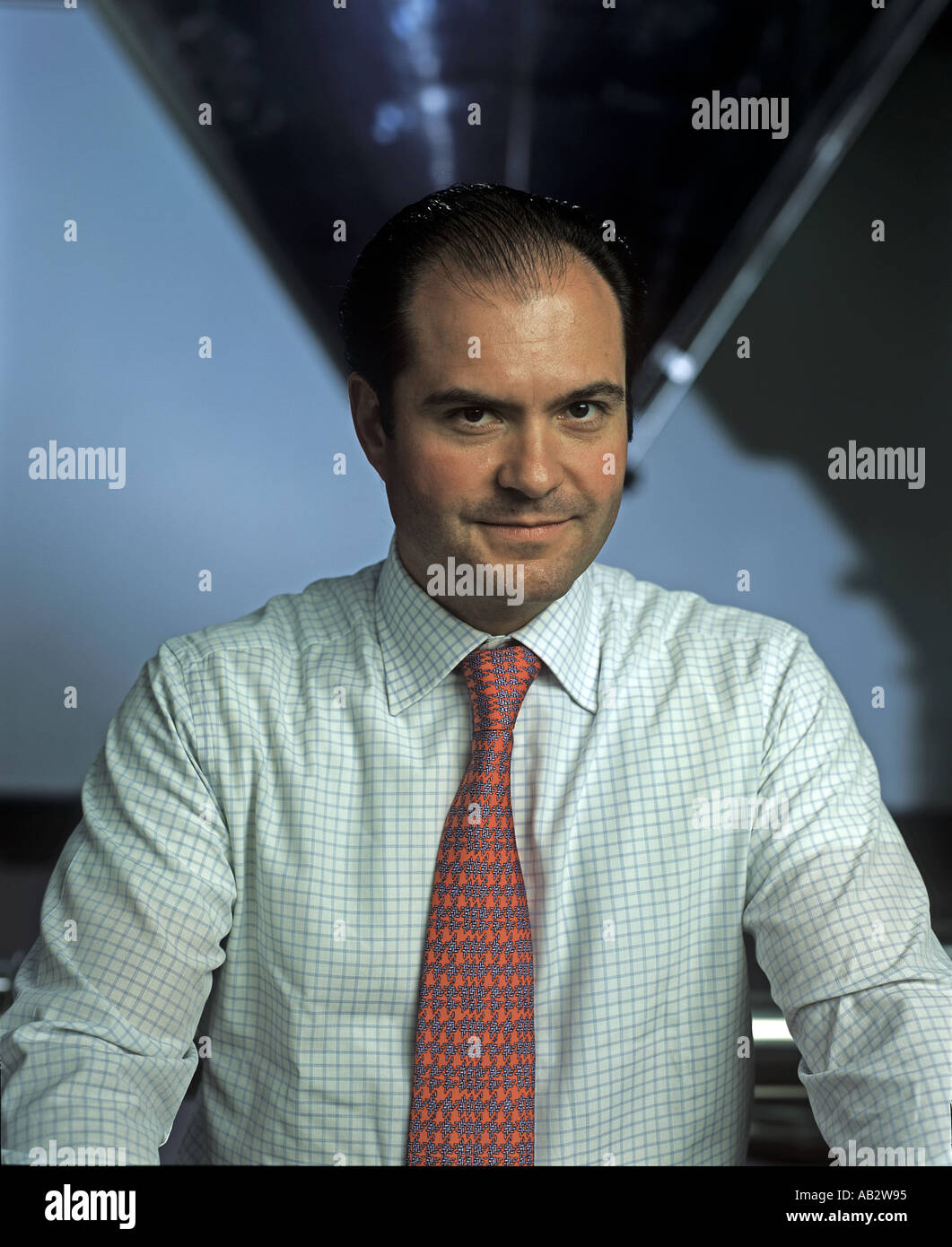 Carlos Fernández CEO of Grupo Modelo shown at the company s the main ...