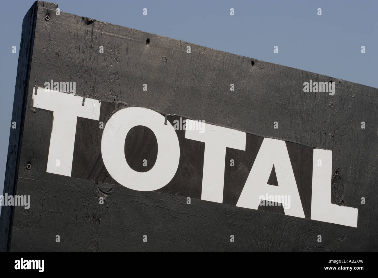 TOTAL word from a cricket scoreboard Stock Photo - Alamy