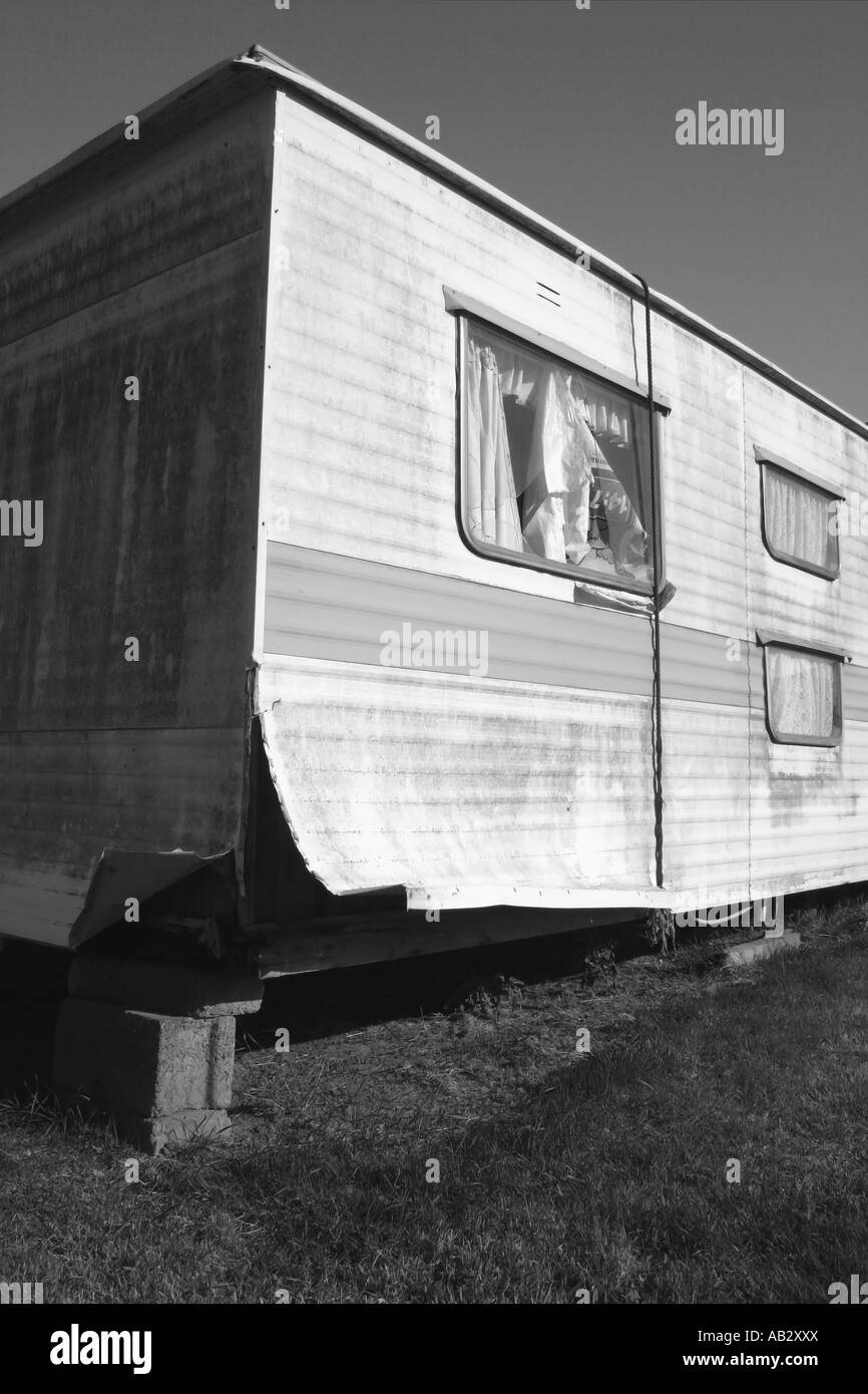 Beaten up caravan hi-res stock photography and images - Alamy