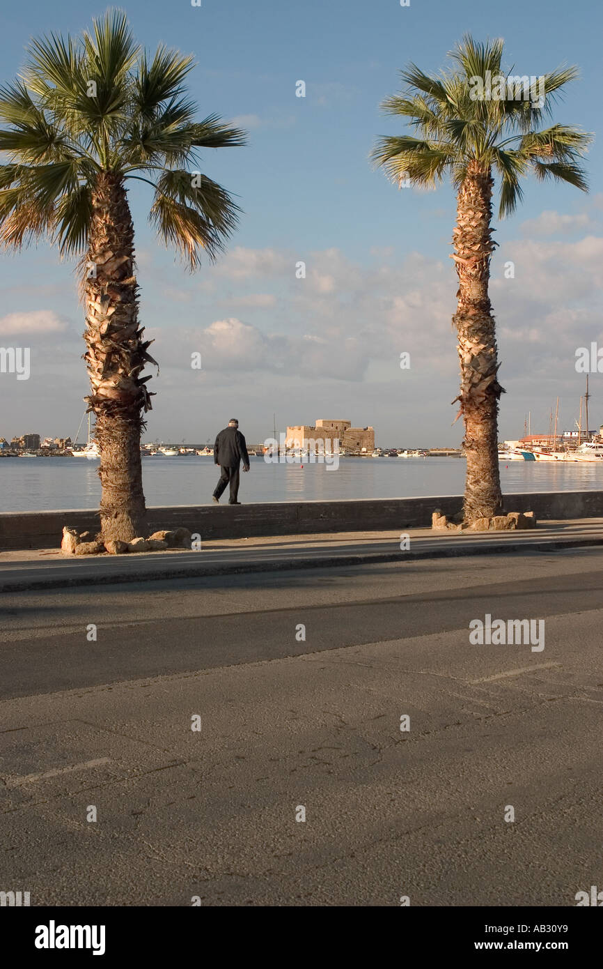 Paphos harbour seafront hi-res stock photography and images - Alamy