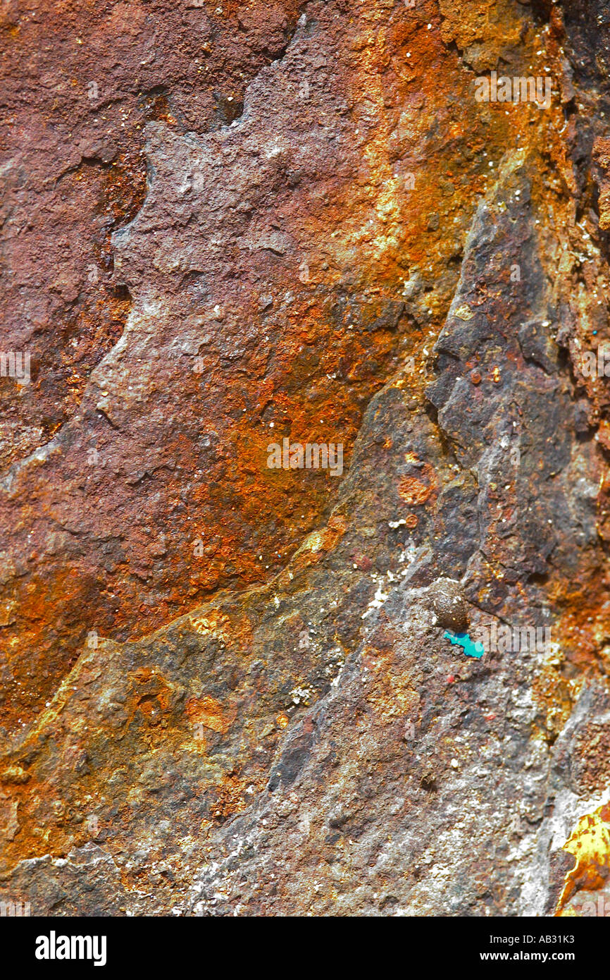 Corrosion make very attractive and colourful patterns Stock Photo - Alamy