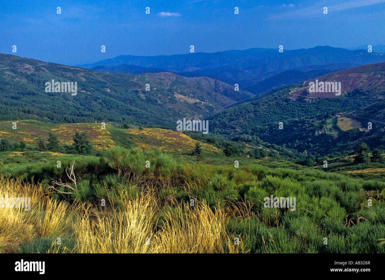 corniche de cevennes mountains national park lozere languedoc ...