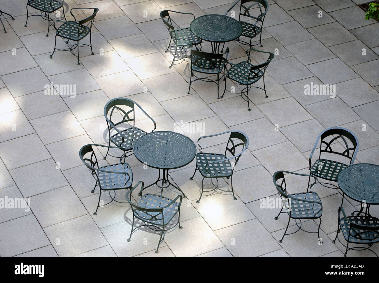 Public area on the Harbor Steps, Downtown Seattle, Washington, USA ...