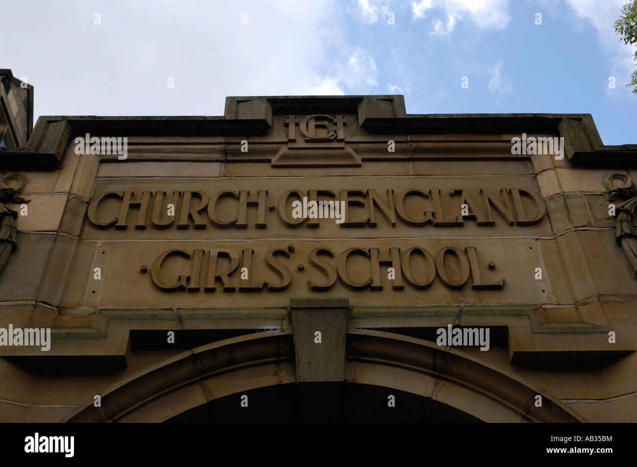 Old Sign on School Stock Photo - Alamy