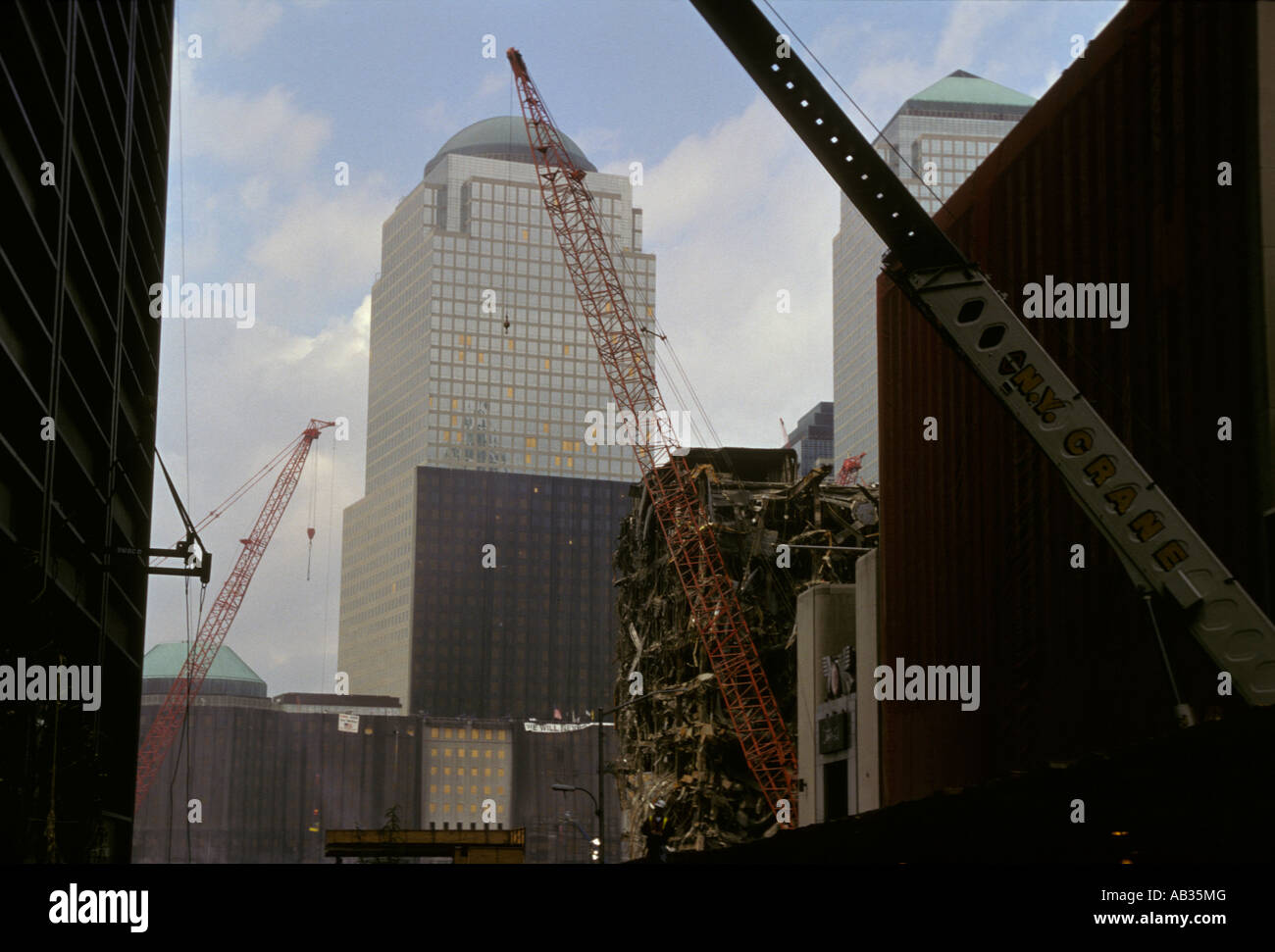 WTC World trade center ground zero NYC New York city Stock Photo - Alamy