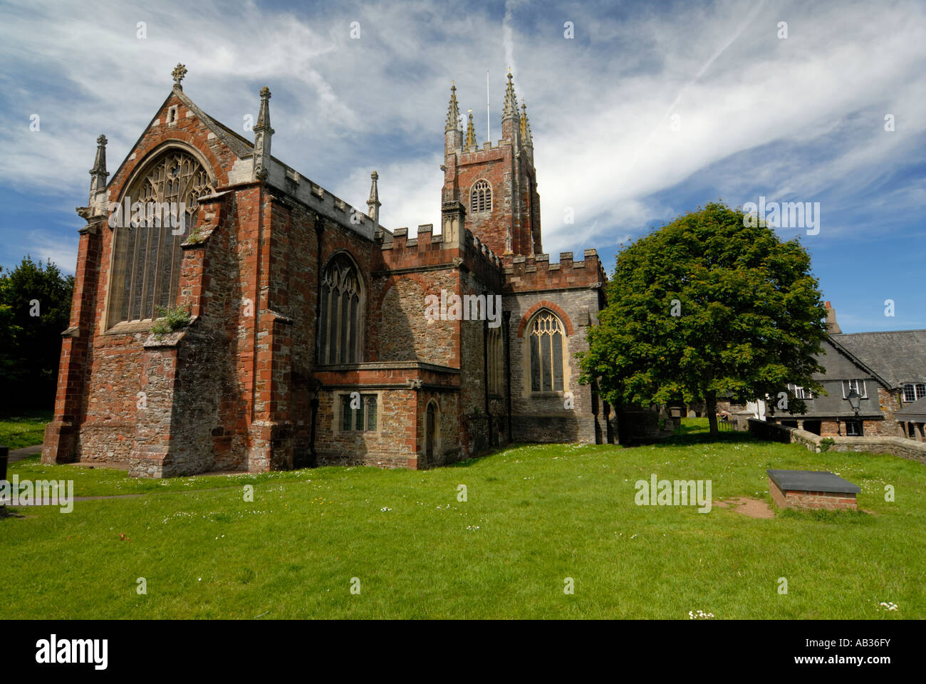 St Mary's church Totnes devon uk Stock Photo - Alamy