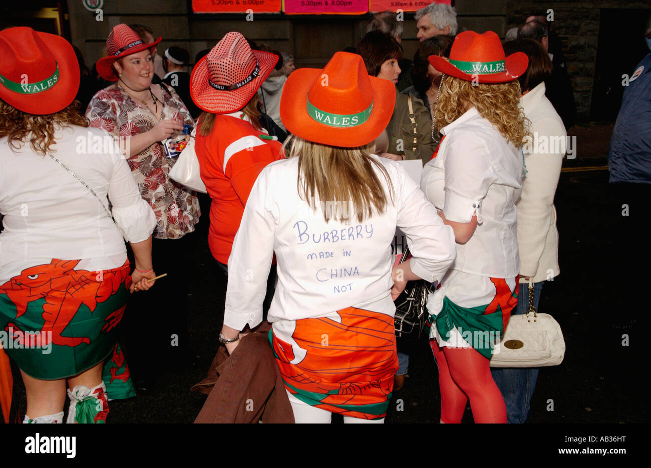 Employees of Burberry gather for a final meeting after being made ...