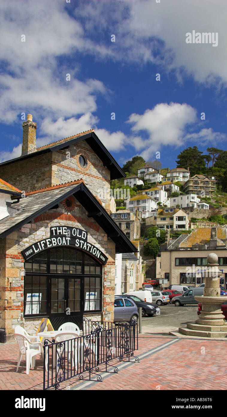 The Old Lifeboat Station now converted to a café Looe Cornwall England ...