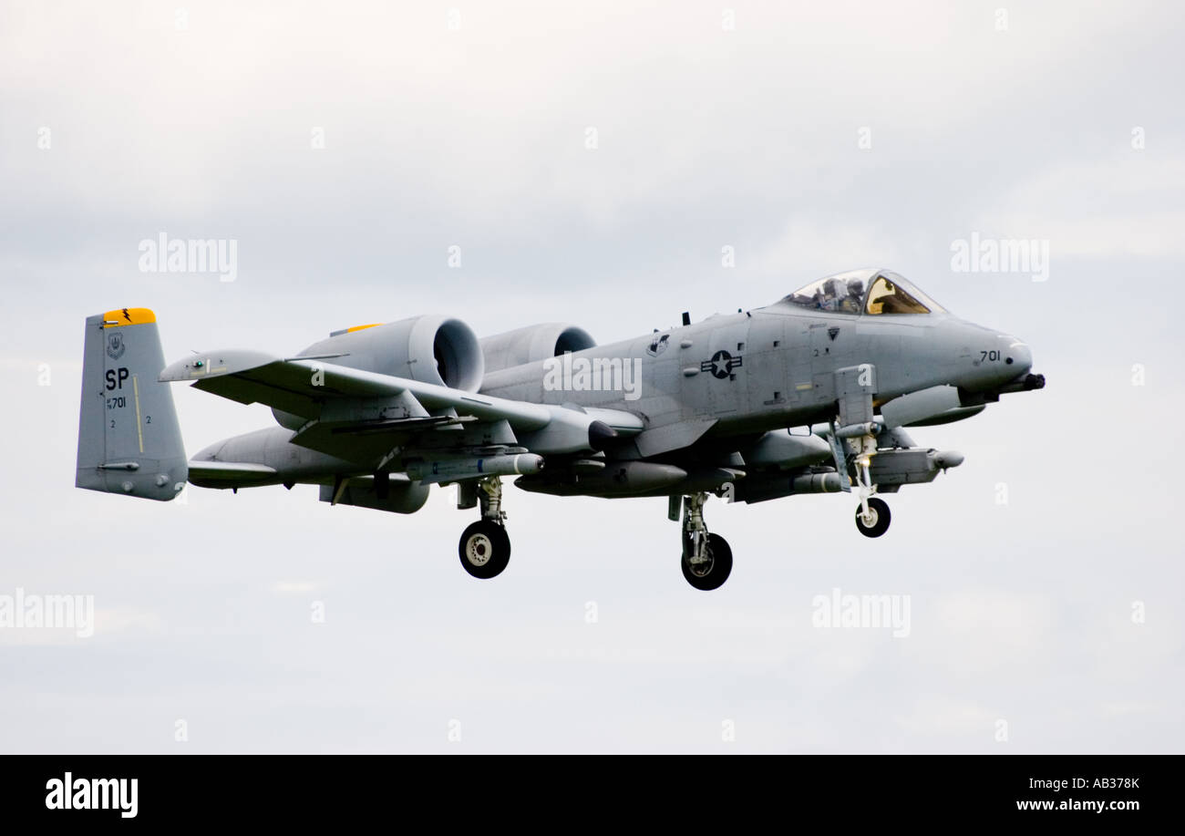 United States Air Force A 10A Fairchild Republic Thunderbolt 2 close ...