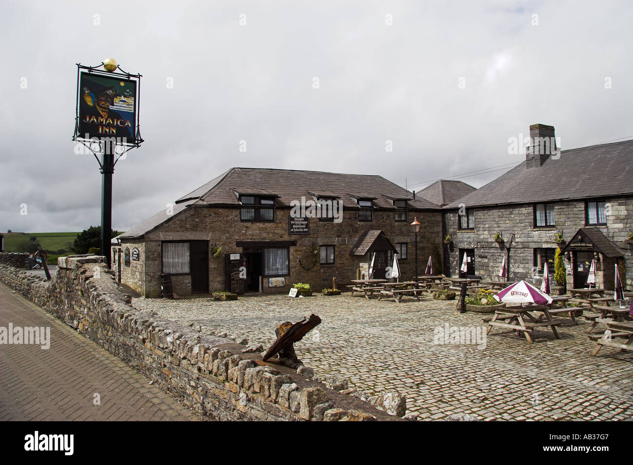 Jamaica Inn on Bodmin Moor Bolventor Launceston Cornwall England Stock ...