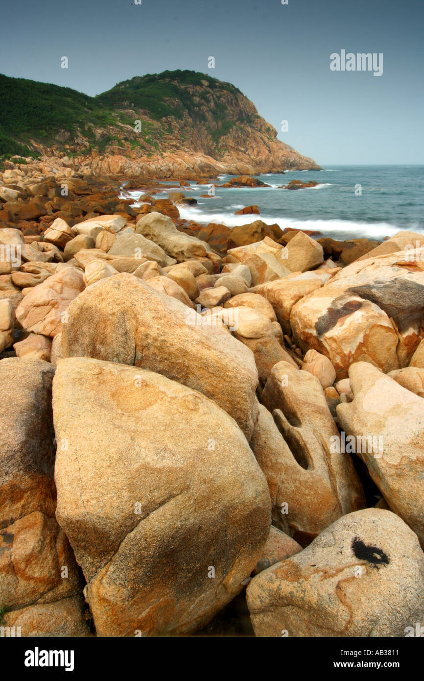 Stone beach in thailand relax restore travel Stock Photo - Alamy