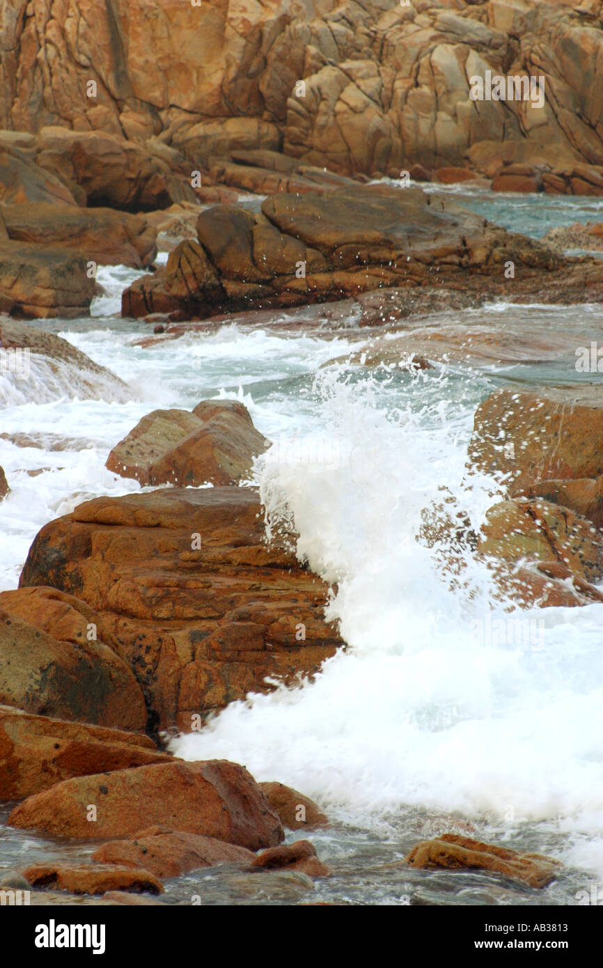 Stone beach in thailand relax restore travel Stock Photo - Alamy