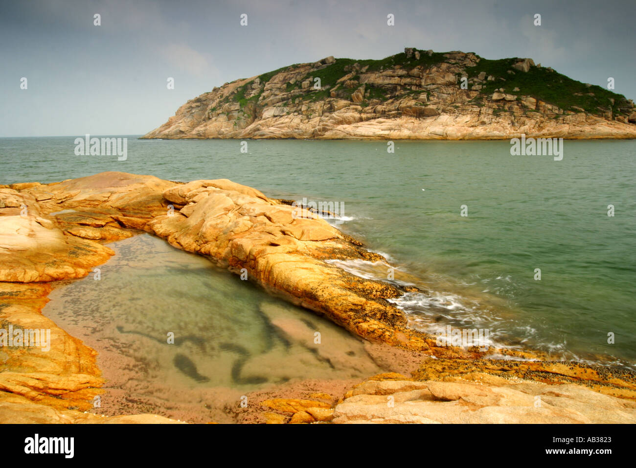 Stone beach in thailand relax restore travel Stock Photo - Alamy