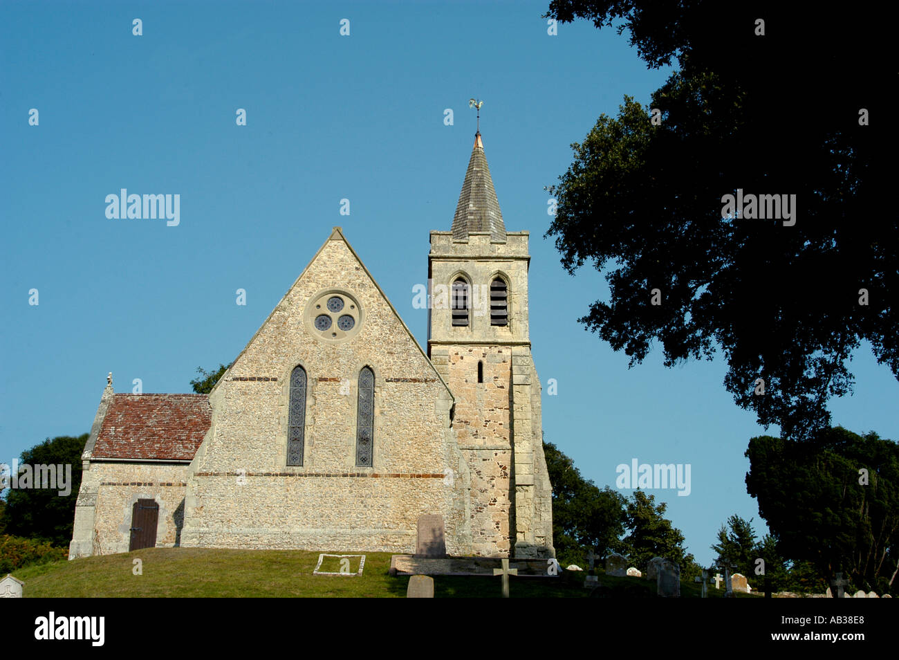 Church Isle of Wight Stock Photo - Alamy