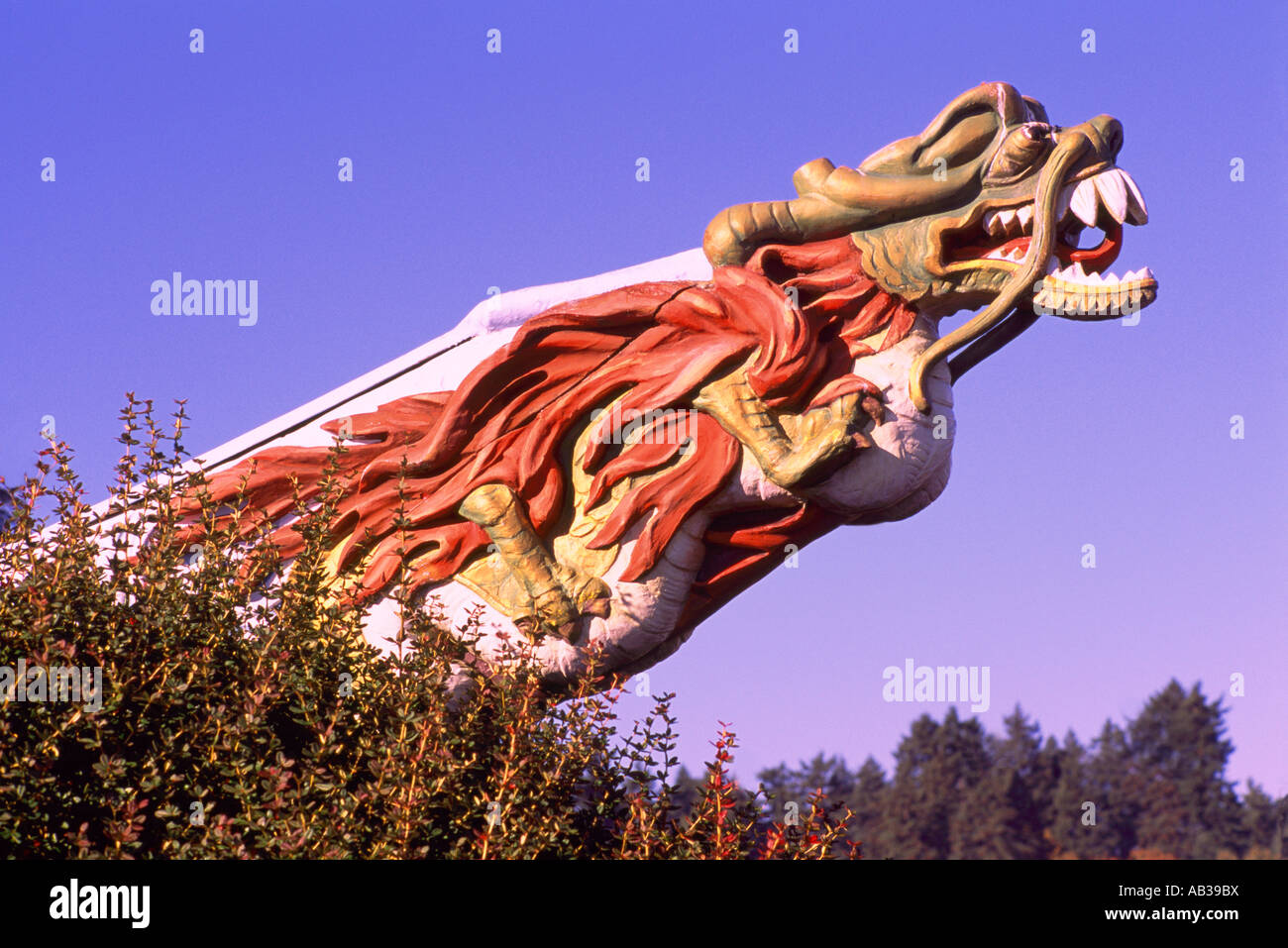 Replica of "SS Empress of Japan" Figurehead along the Seawall in ...