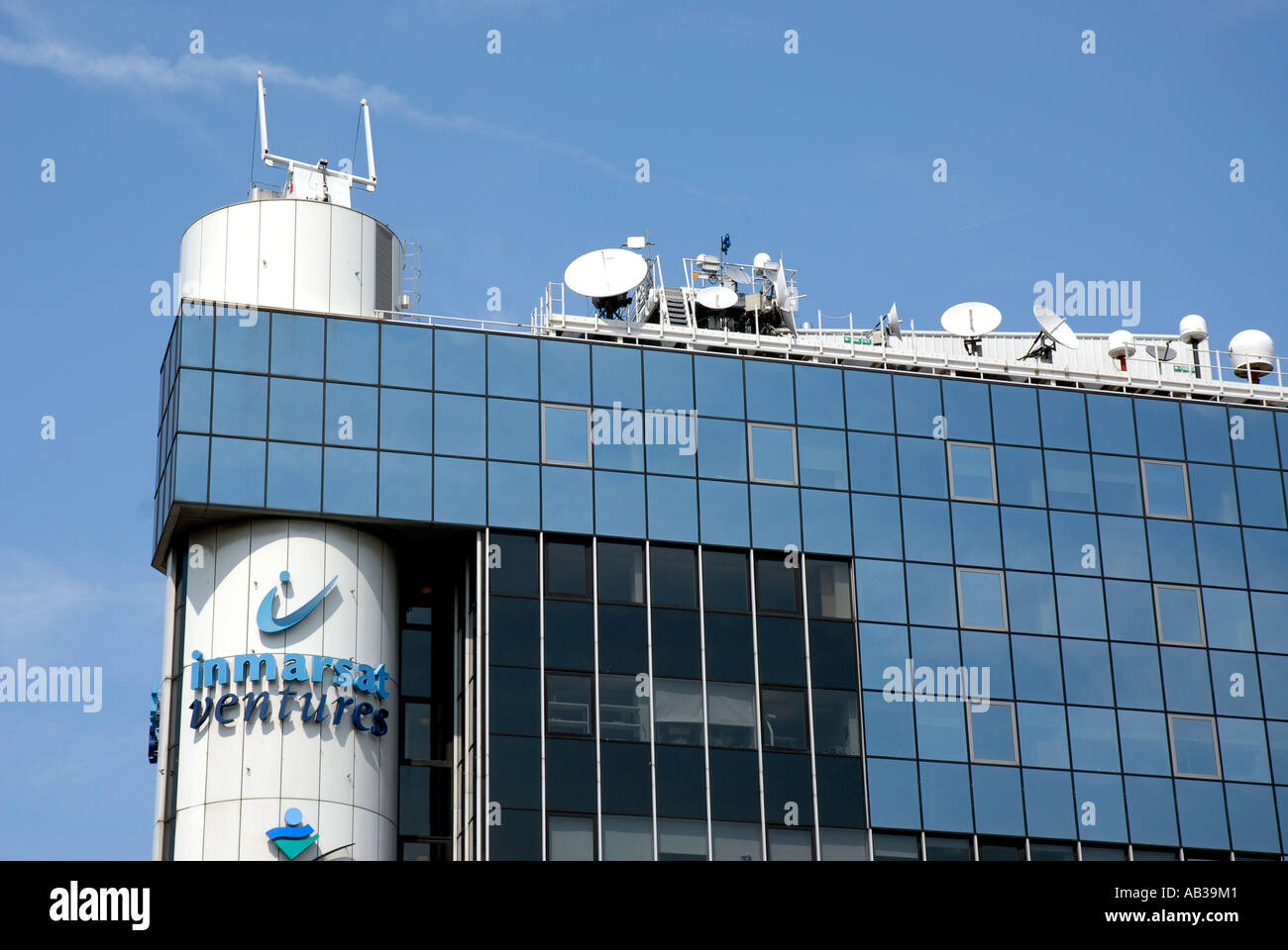 Inmarsat Ventures building Old Street in the City of London Stock Photo ...