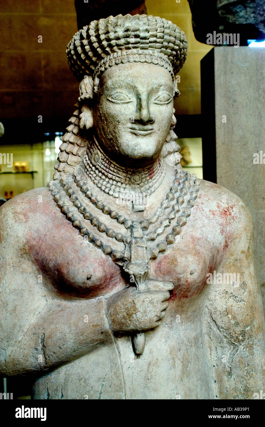 Cyprus Trikomo 6th century BC Greek Greece Museum Stock Photo - Alamy