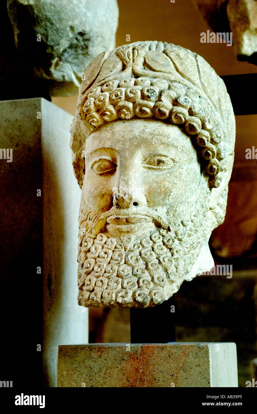6th C. BC Cypriot sculpture Greek Greece Stock Photo - Alamy