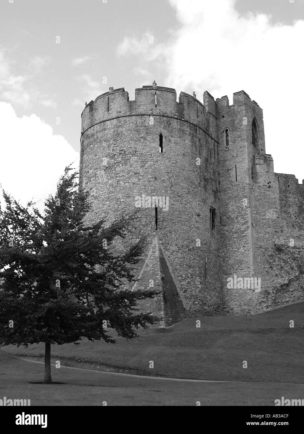 English welsh border town Black and White Stock Photos & Images - Alamy