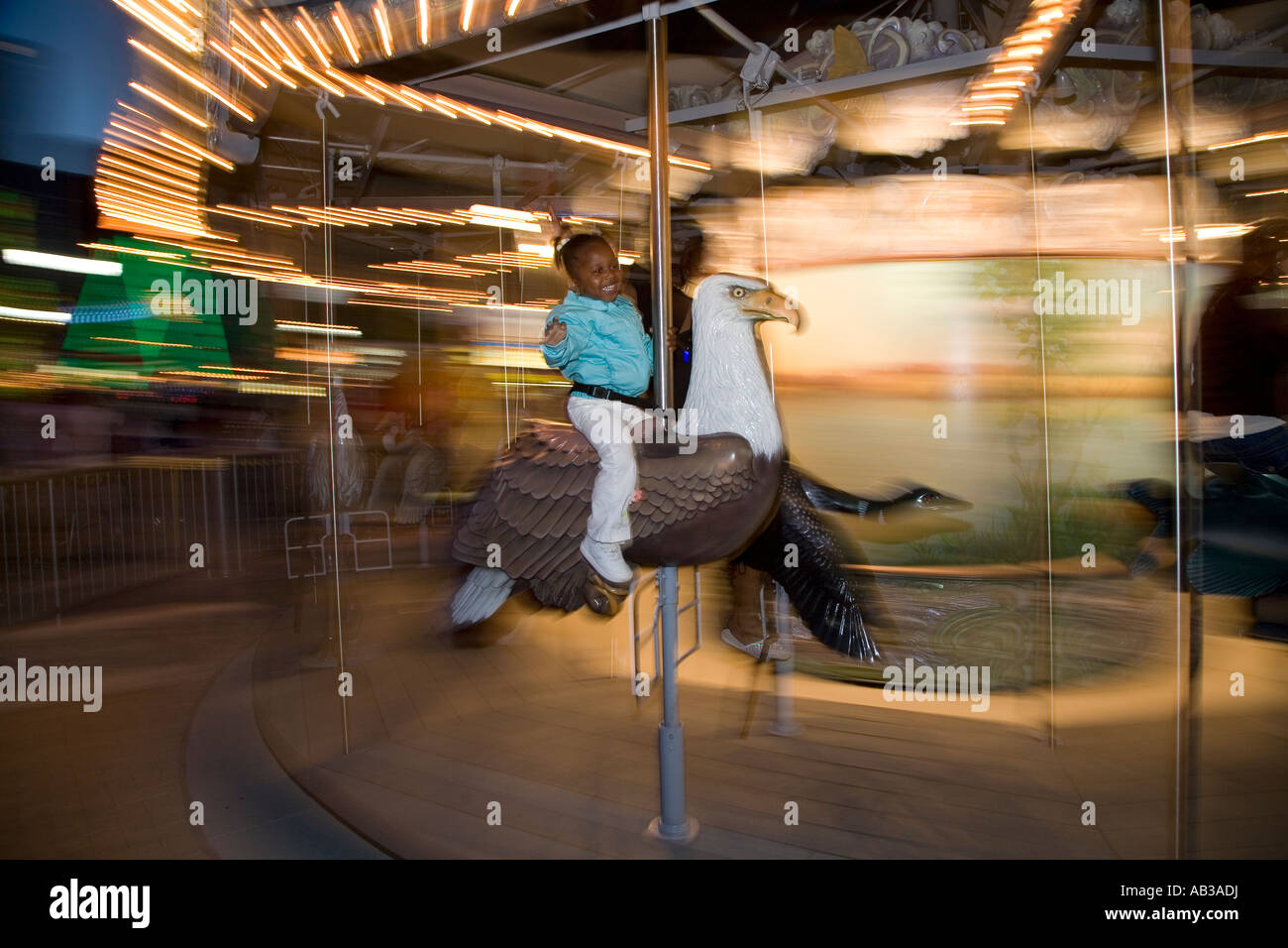 Detroit riverwalk carousel hi-res stock photography and images - Alamy
