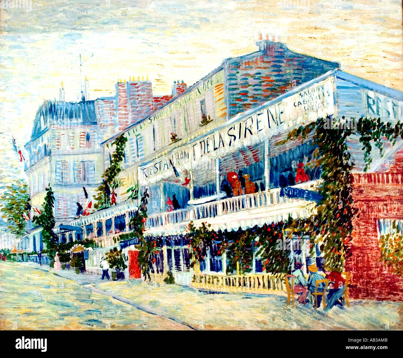 Impressionist painting restaurant hi-res stock photography and images ...