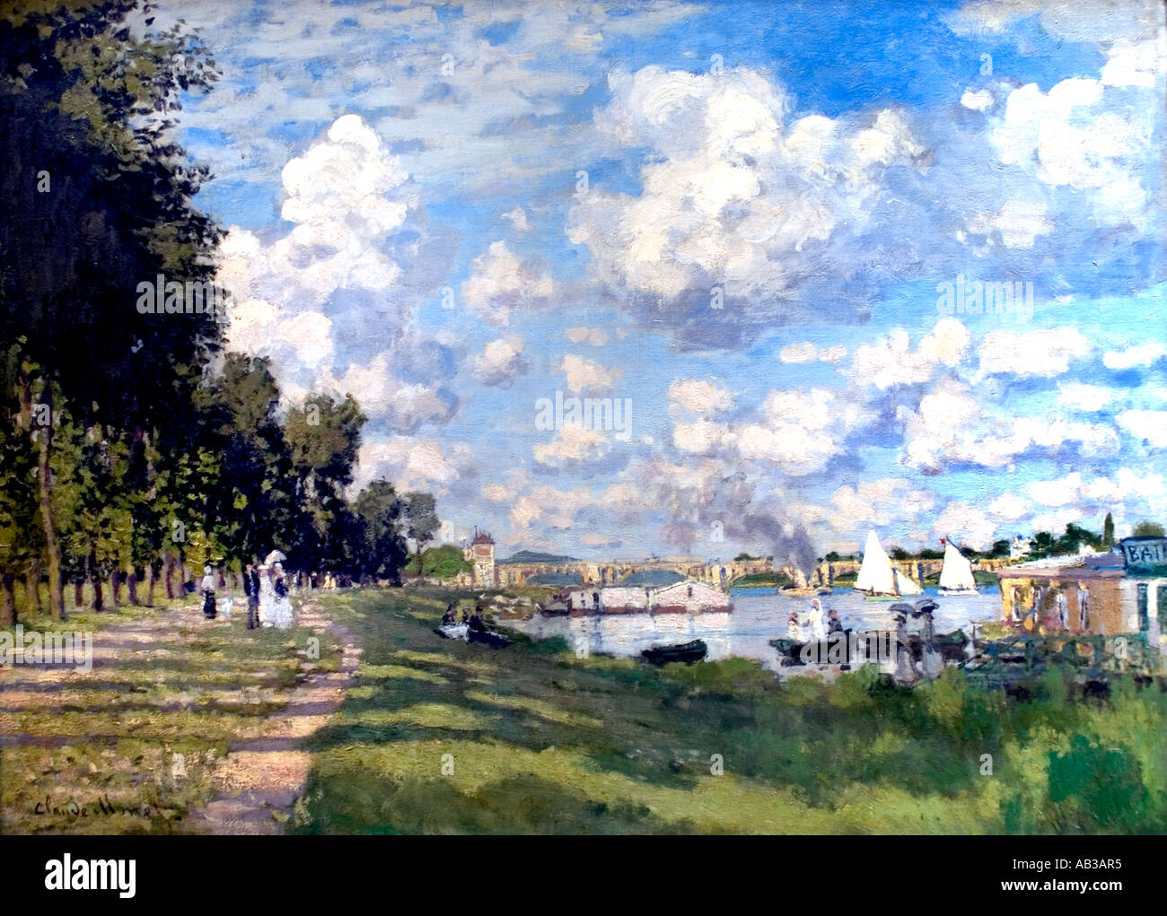 The Harbour at Argenteuil 1872 Claude Monet 1840 – 1926 France French ...