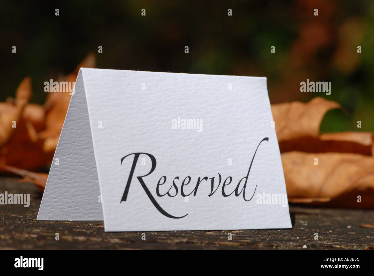 Reserved bench hi-res stock photography and images - Alamy