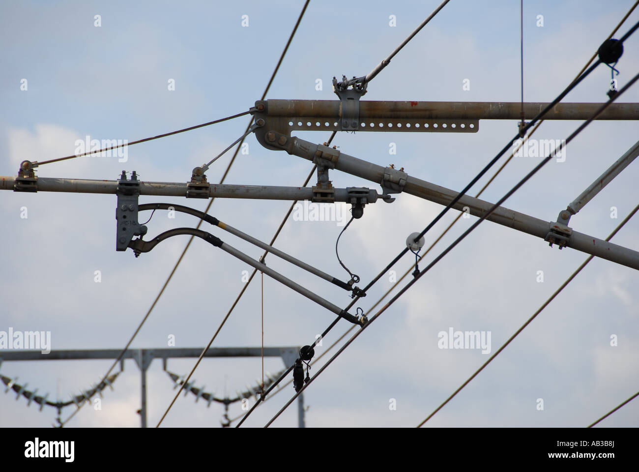 overhead power cable Stock Photo - Alamy