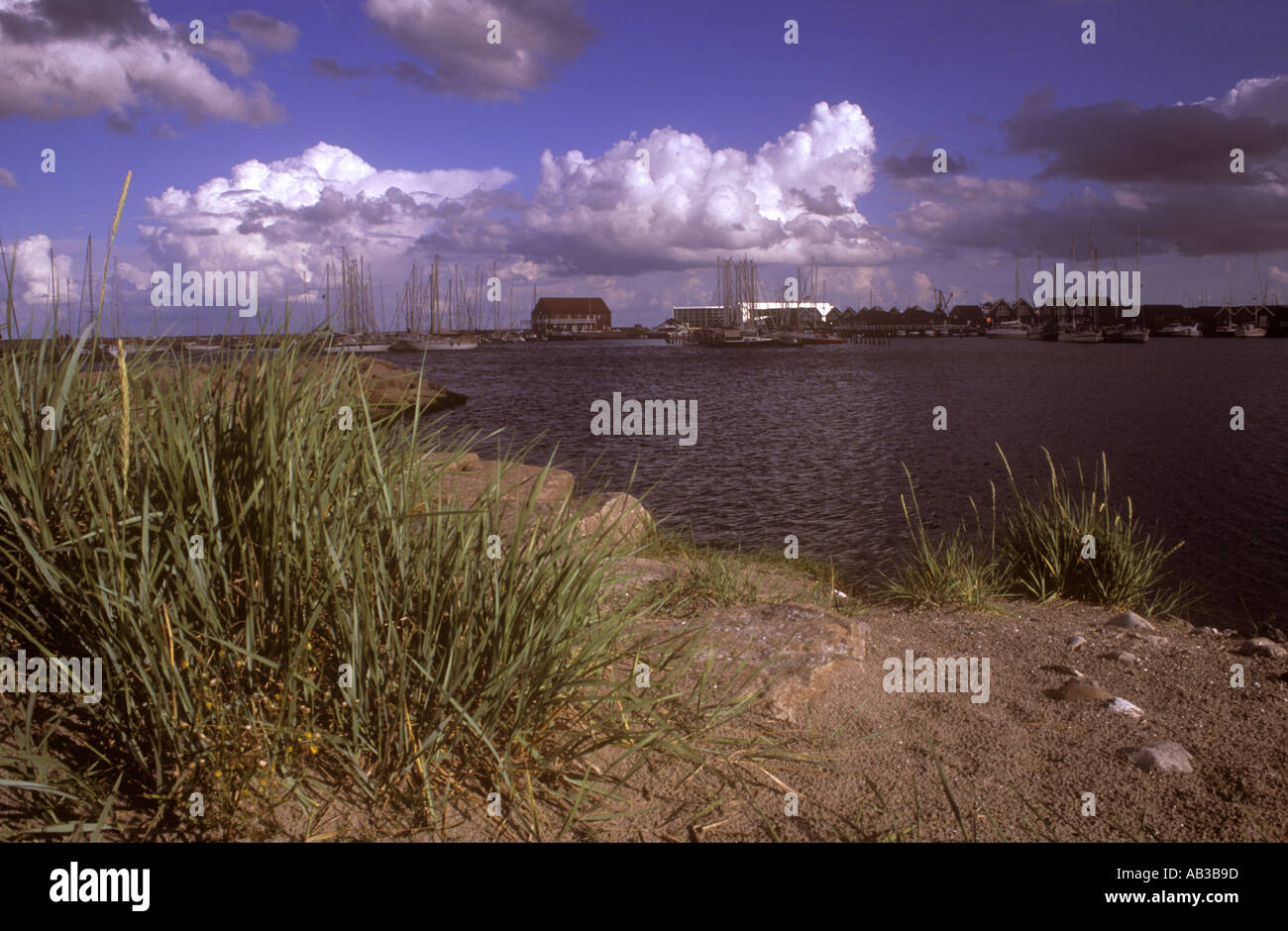 grenaa harbour denmark Stock Photo - Alamy