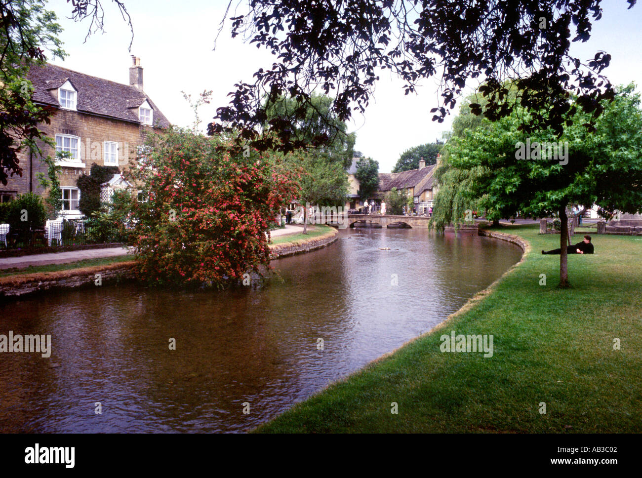 River Windrush Gloucestershire UK Europe Stock Photo - Alamy