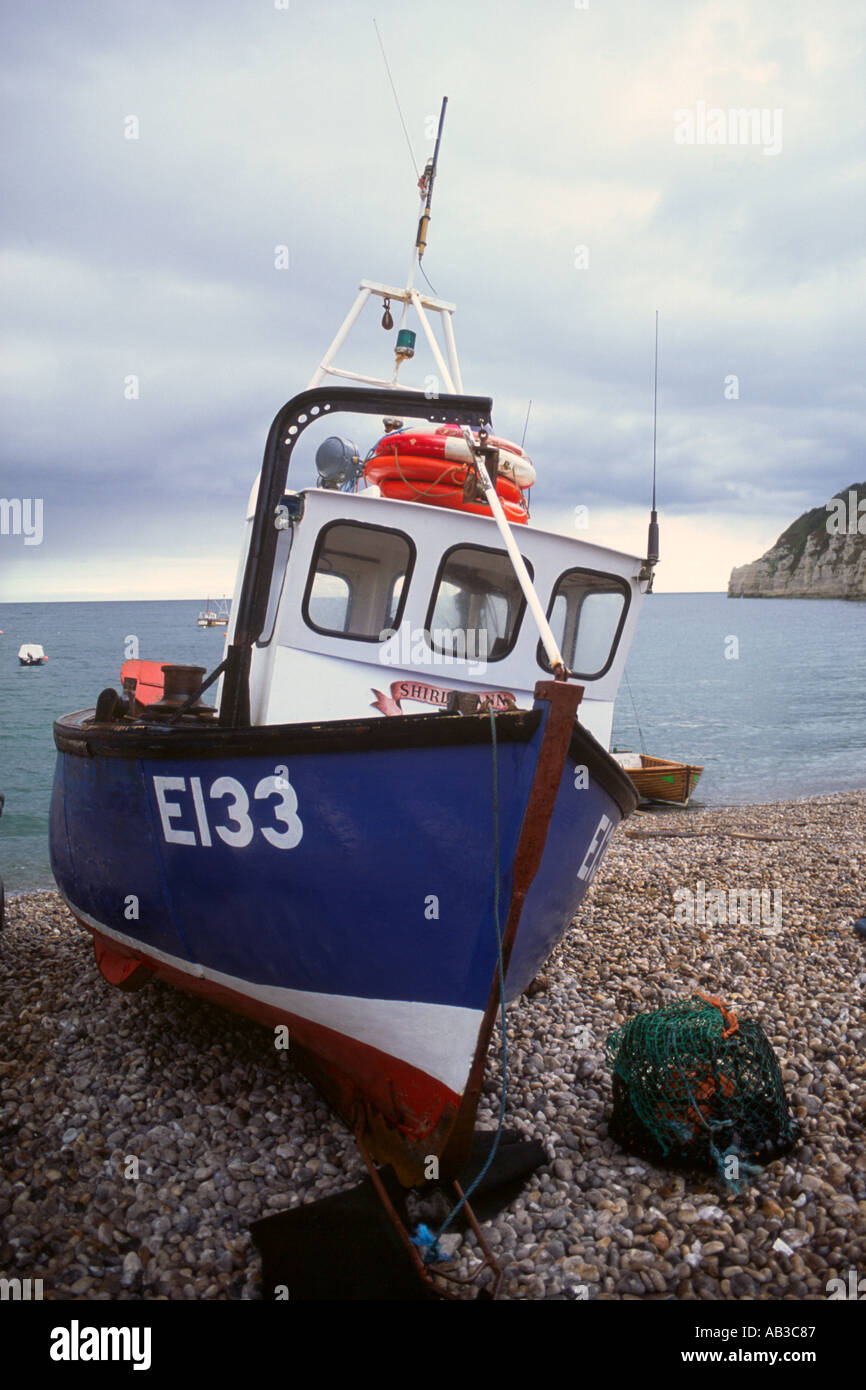 Fishing boat beer harbour devon hi-res stock photography and images - Alamy