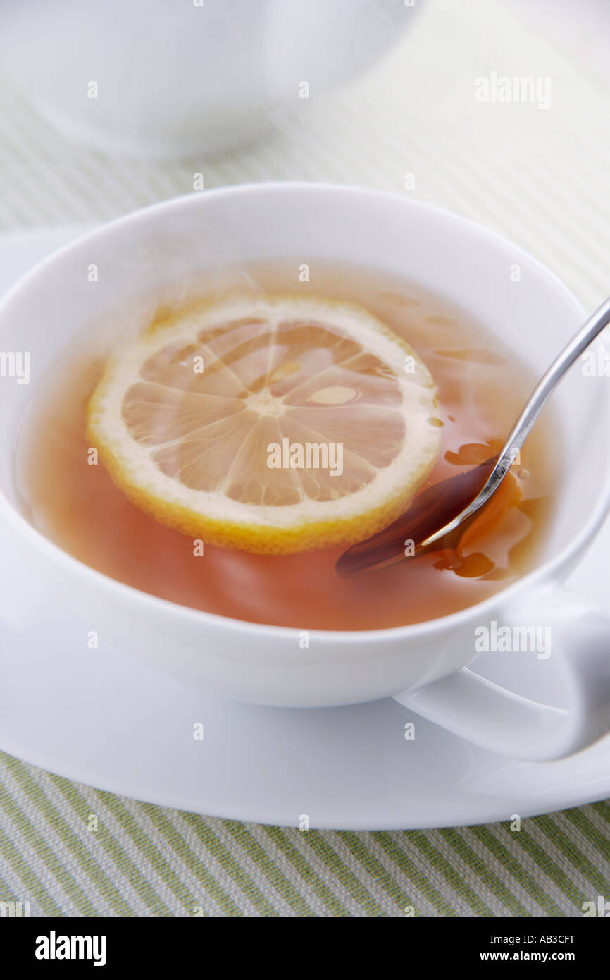 Tea with lemon Stock Photo - Alamy