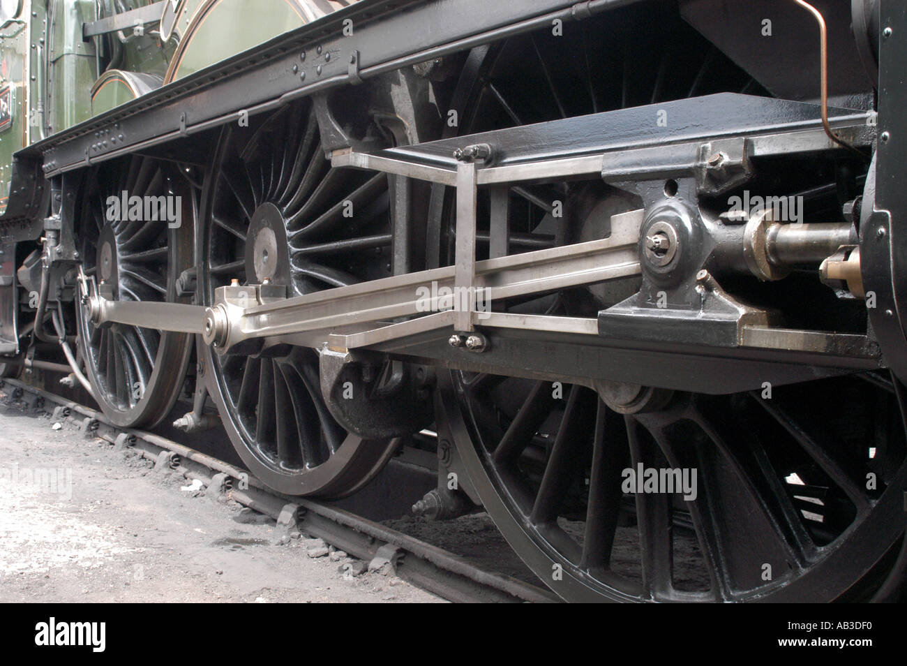Train wheels in centre hi-res stock photography and images - Alamy