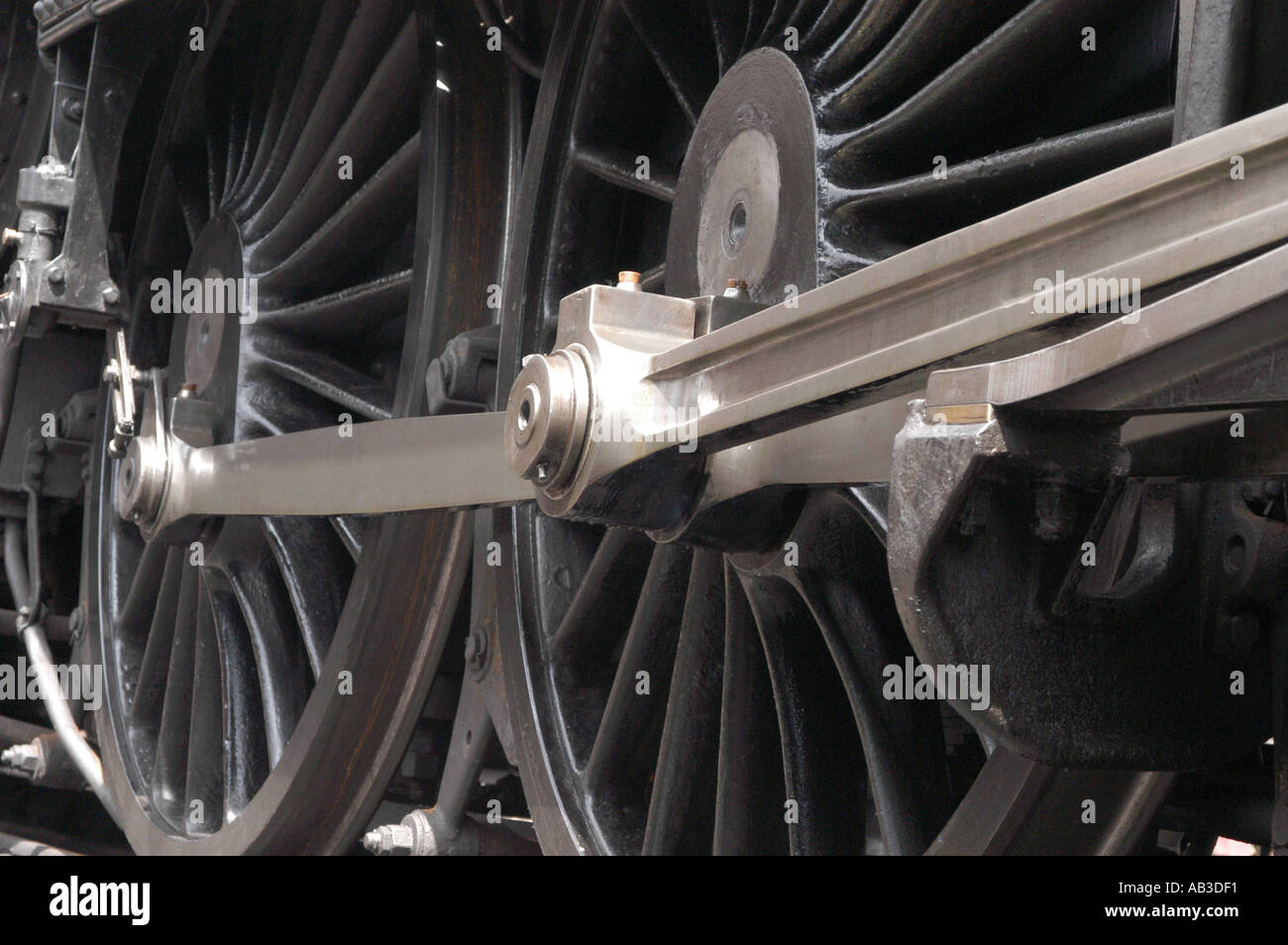 Steam locomotive wheels Stock Photo - Alamy
