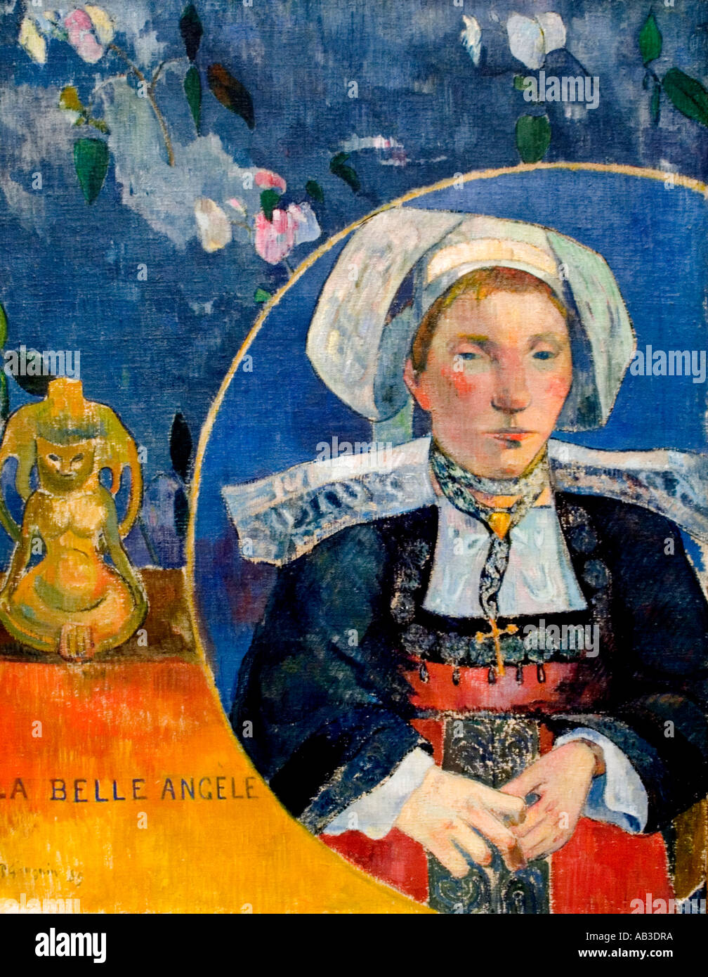 La Belle Angele 1889 Paul Gauguin 1848–1903 France French Stock Photo ...