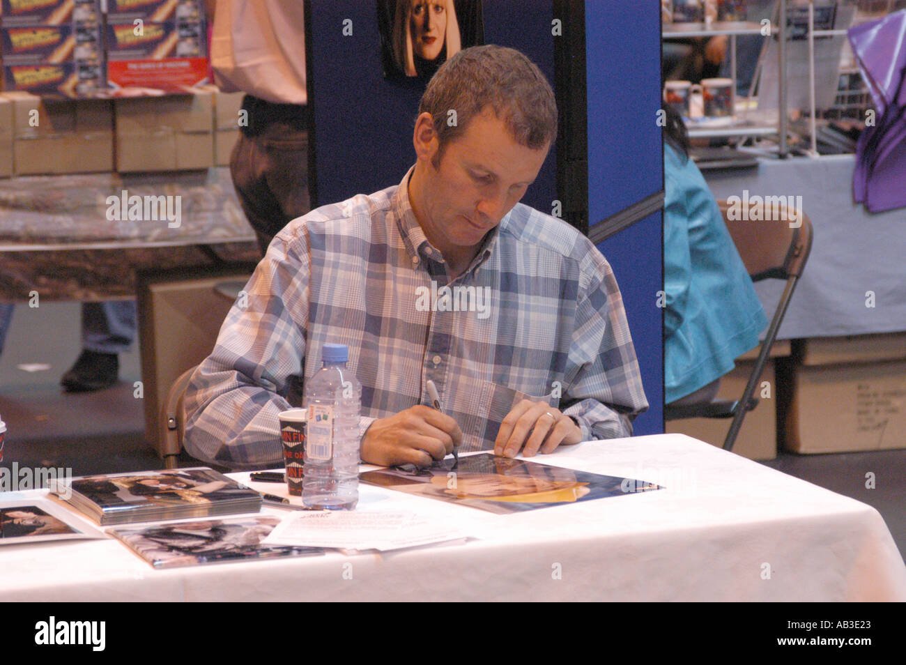 Chris Barrie from BBC TVs Red Dwarf and The Brittas Empire signing ...