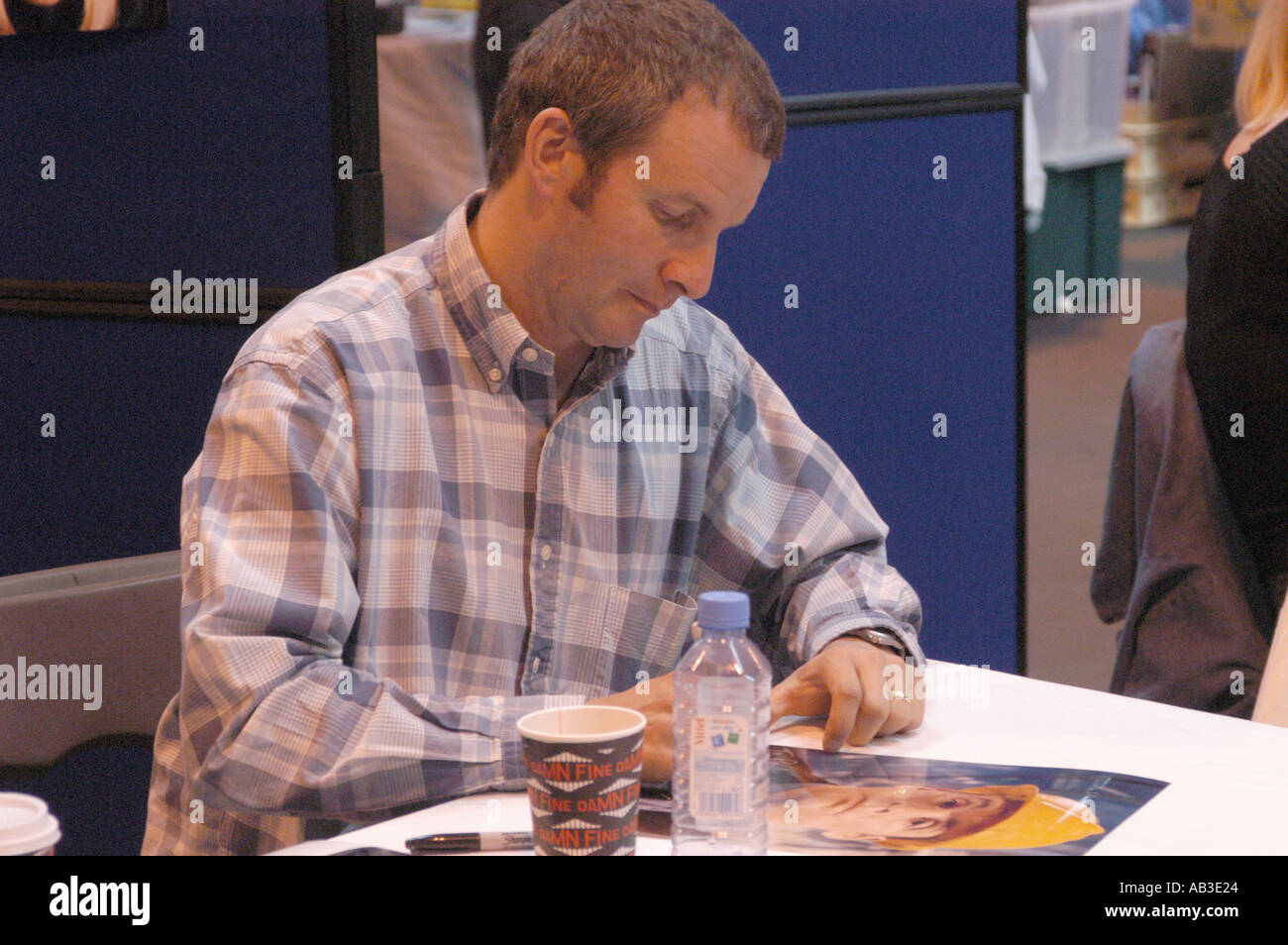 Chris Barrie from BBC TVs Red Dwarf and The Brittas Empire signing ...
