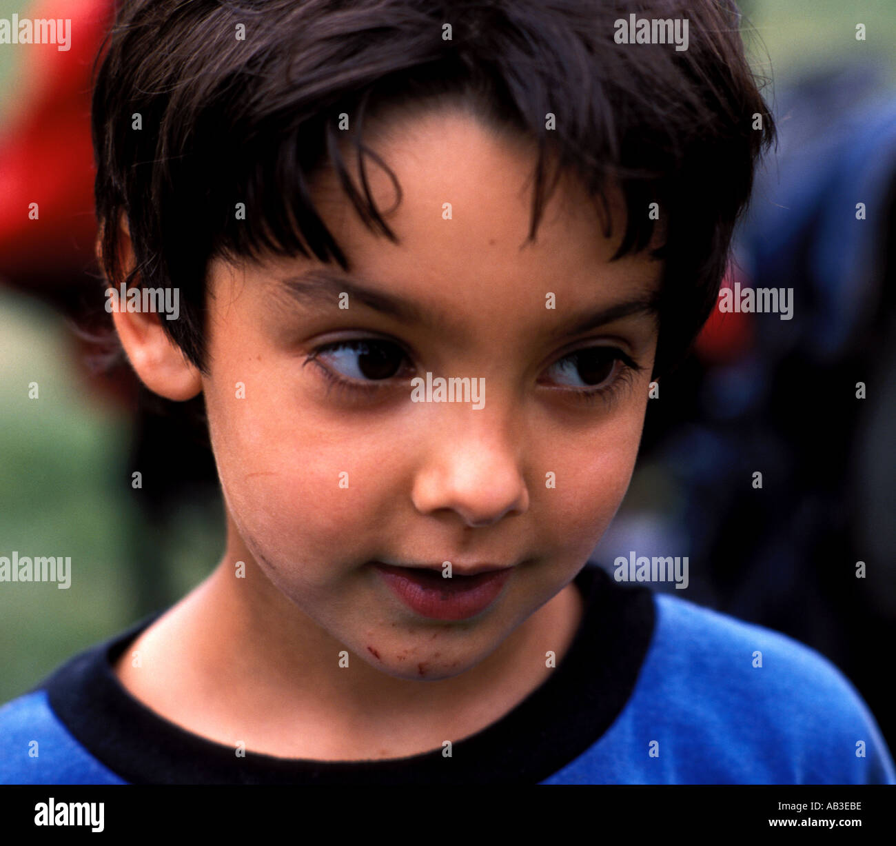 Young Latin American boy living in Canada Stock Photo - Alamy
