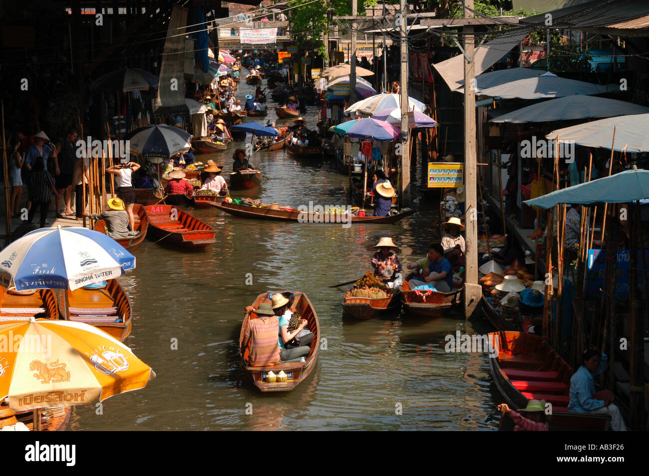 Floating Market Bankok Thailand Stock Photo - Alamy