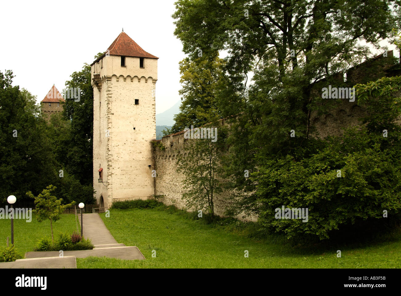 City Walls Museggmauer Luzern Switzerland Stock Photo - Alamy